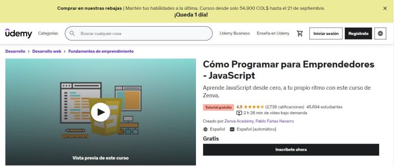 15 mejores cursos gratis de Udemy de 2023